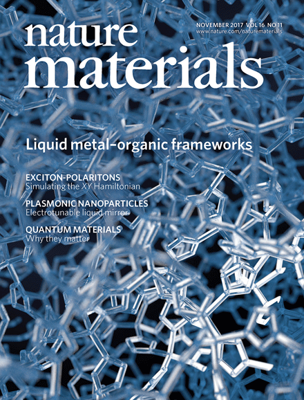 Liquid MOF Cover in Nature Materials – University of Canterbury NZ ...