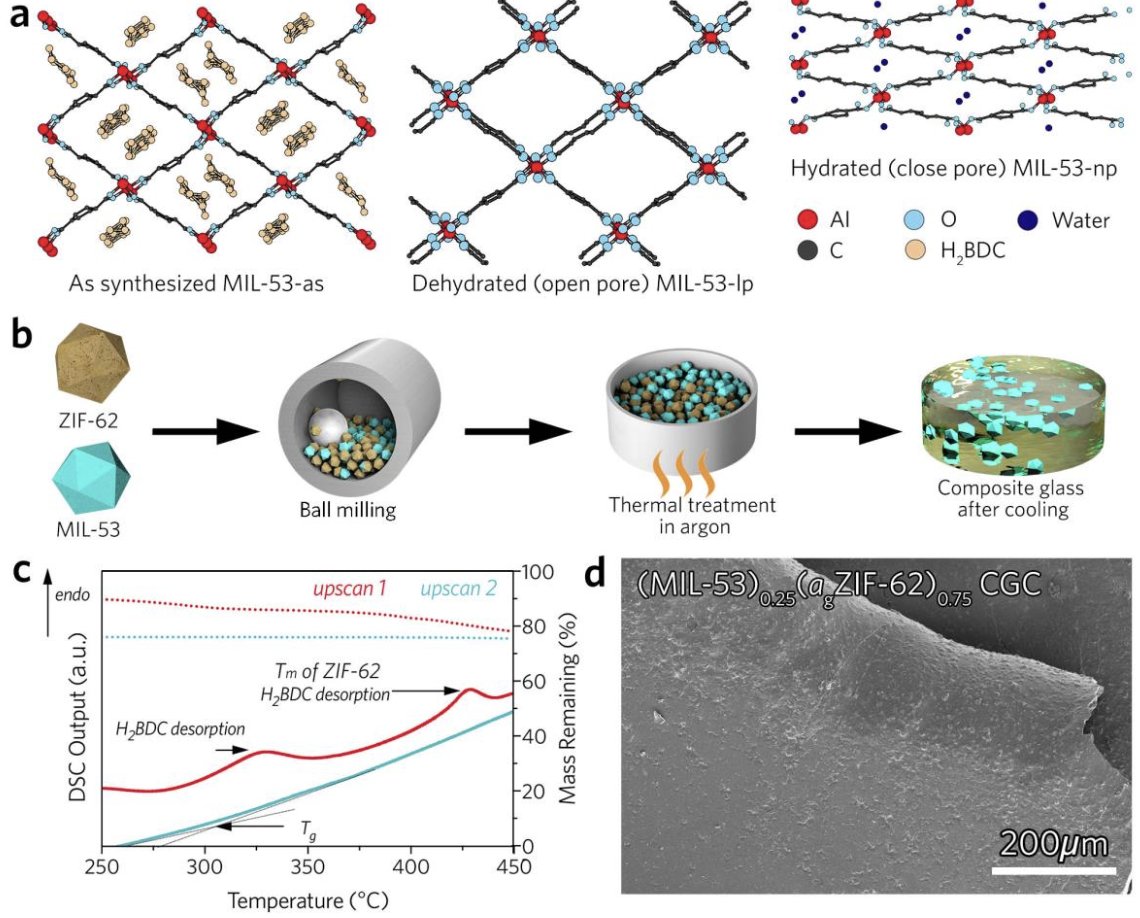Metal–Organic Framework Crystal-glass composites – University of ...